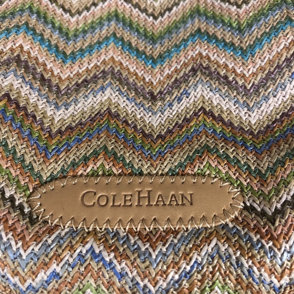 Cole Haan | Bags | Cole Haan Sarah Straw Sp6 Shoulder Bag Purse | Poshmark